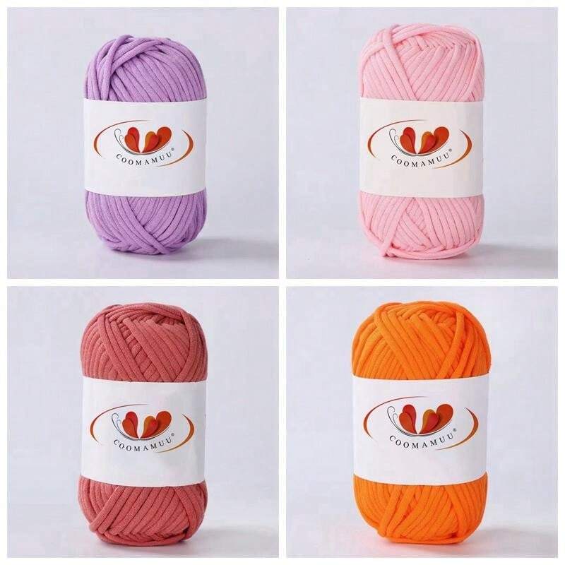 80m/Ball Knitted Yarn Hand-Knitting Chunky Yarn Ball Crochet Diy Fabric ...