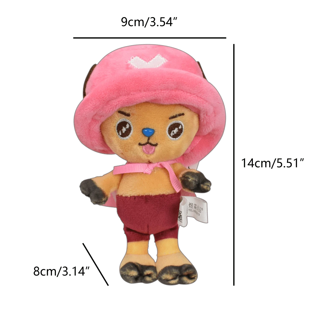 One Piece 4" Tony Tony Chopper Stulled Anime Plush Toys Cute Cartoon ...