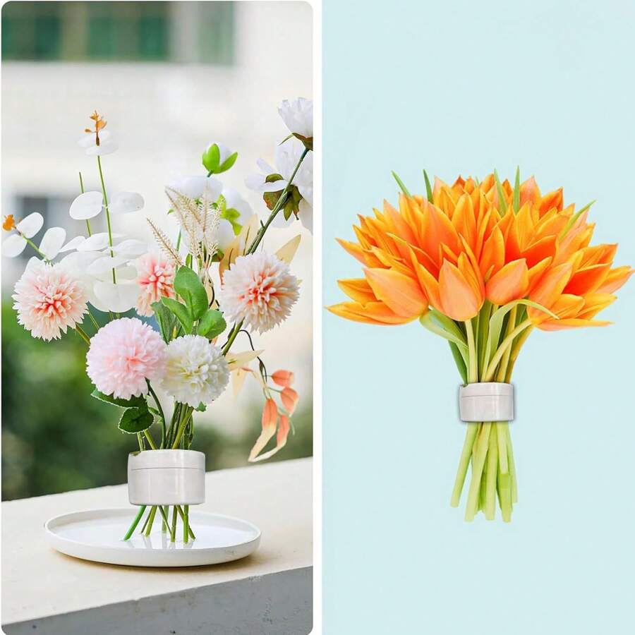1pc Creative Spiral Flower Arrangement Tool - Flower Stem Support For ...