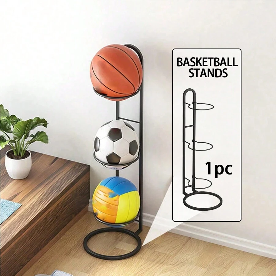 1pc Basketball Storage Rack, Durable 3-Layer/4-Layer /5-Layercube Ball ...