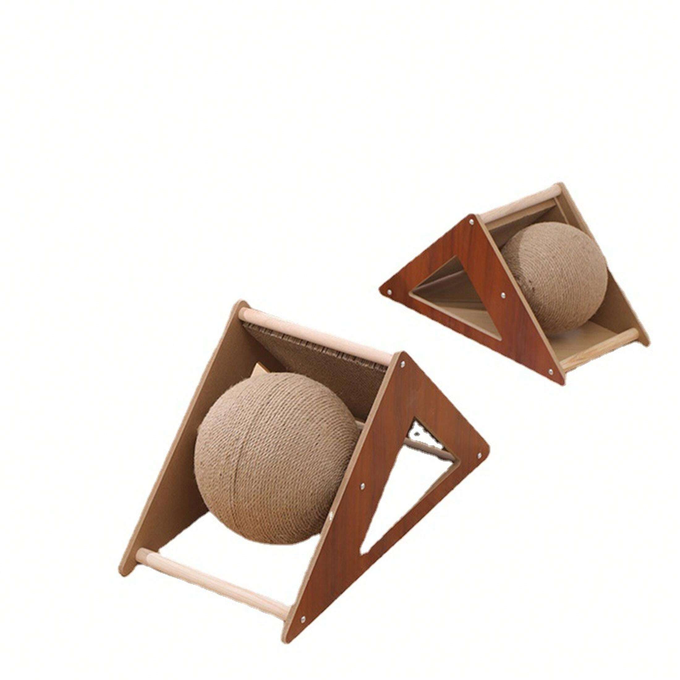 One Set Large Vertical Cat Scratcher Triangle Cat Toy Sisal Cat Scratch ...