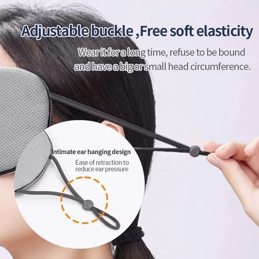 Sleeping Eye Mask, Breathable And Seamless Dual-Sided Icy Silk Sun ...