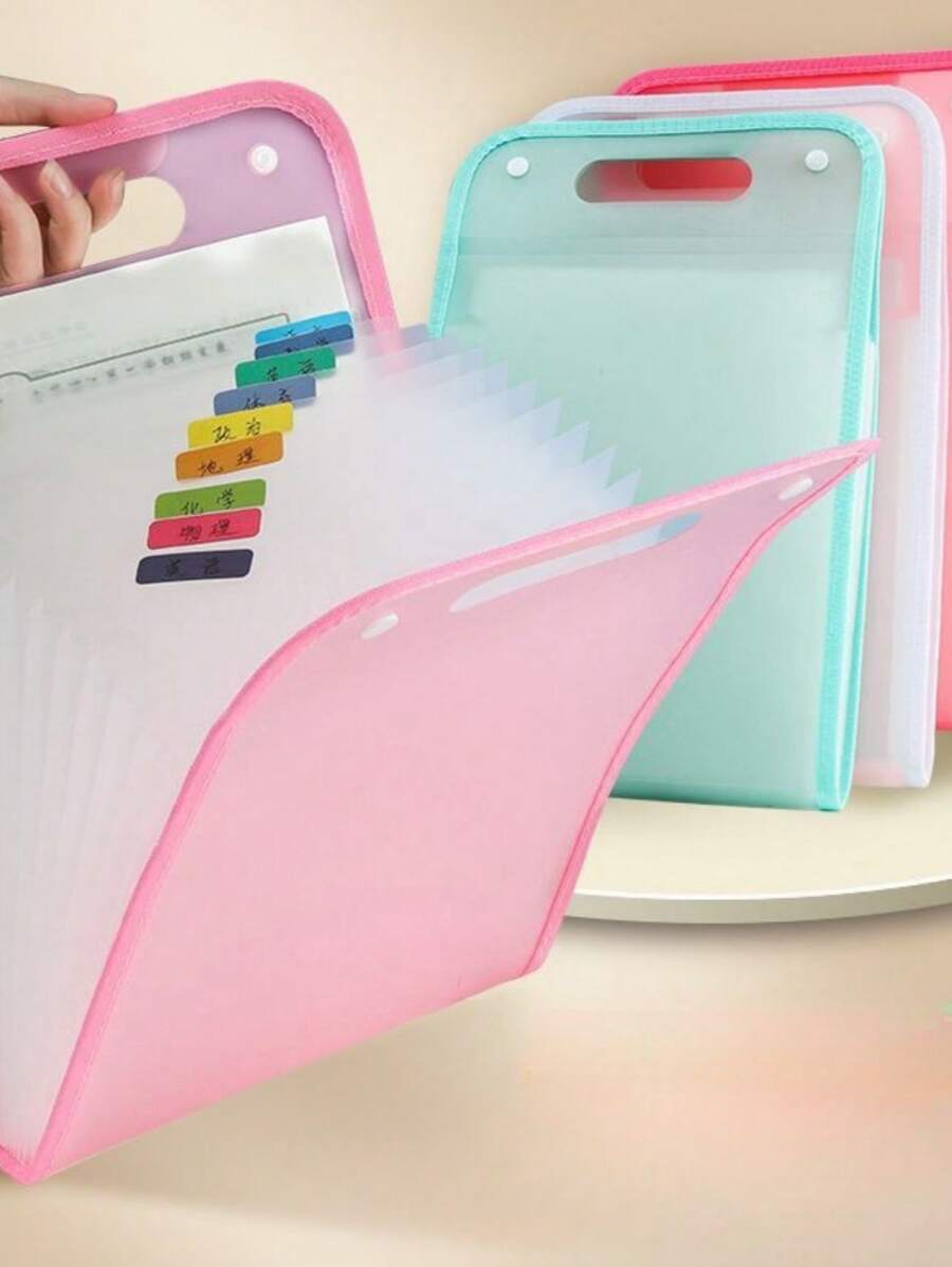 A4 Handheld Folder Exam Bag With Multiple Layers, Large Capacity ...