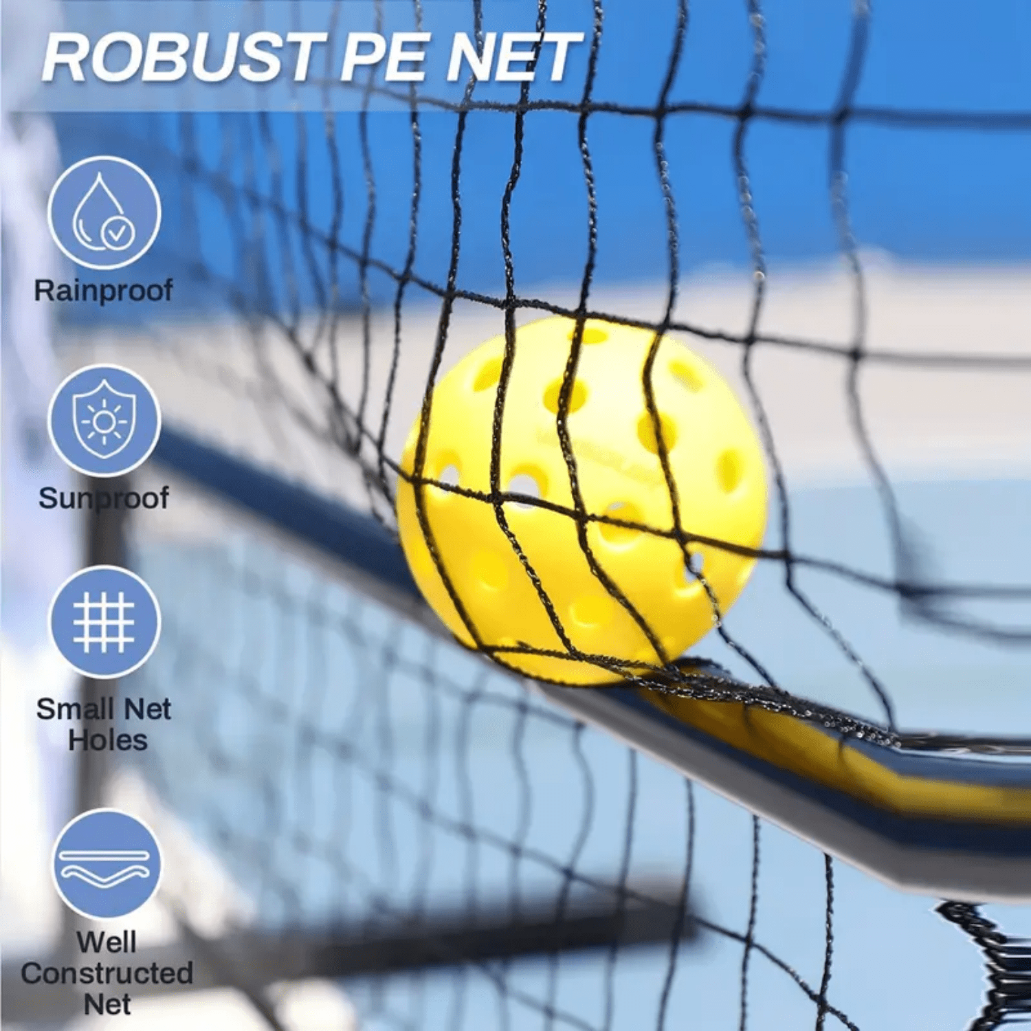 Pickleball Net, 22FT Regulation Size Portable Pickleball Set With Net ...