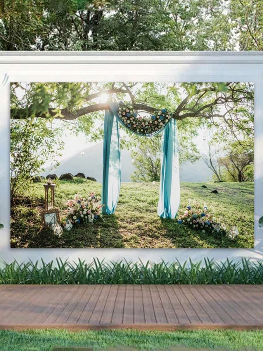 1pc Wedding Event Photography Studio Decor Background Cloth, Indoor ...