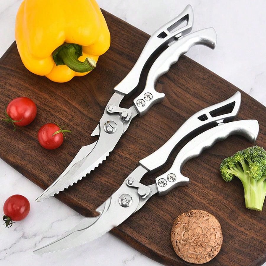 Heavy Duty Stainless Steel Food Scissors Multifunctional Kitchen ...
