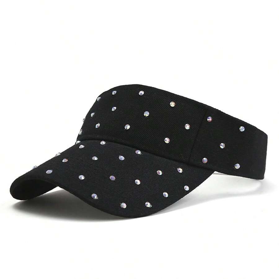 Summer Diamond Visor Hat Sunscreen Casual Womens New Style Outdoor