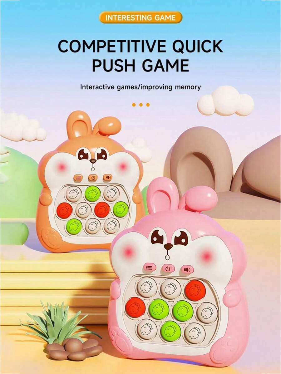 Whac-A-Mole Game Rabbit Themed Stress Relief Speed Push & Reflexes ...
