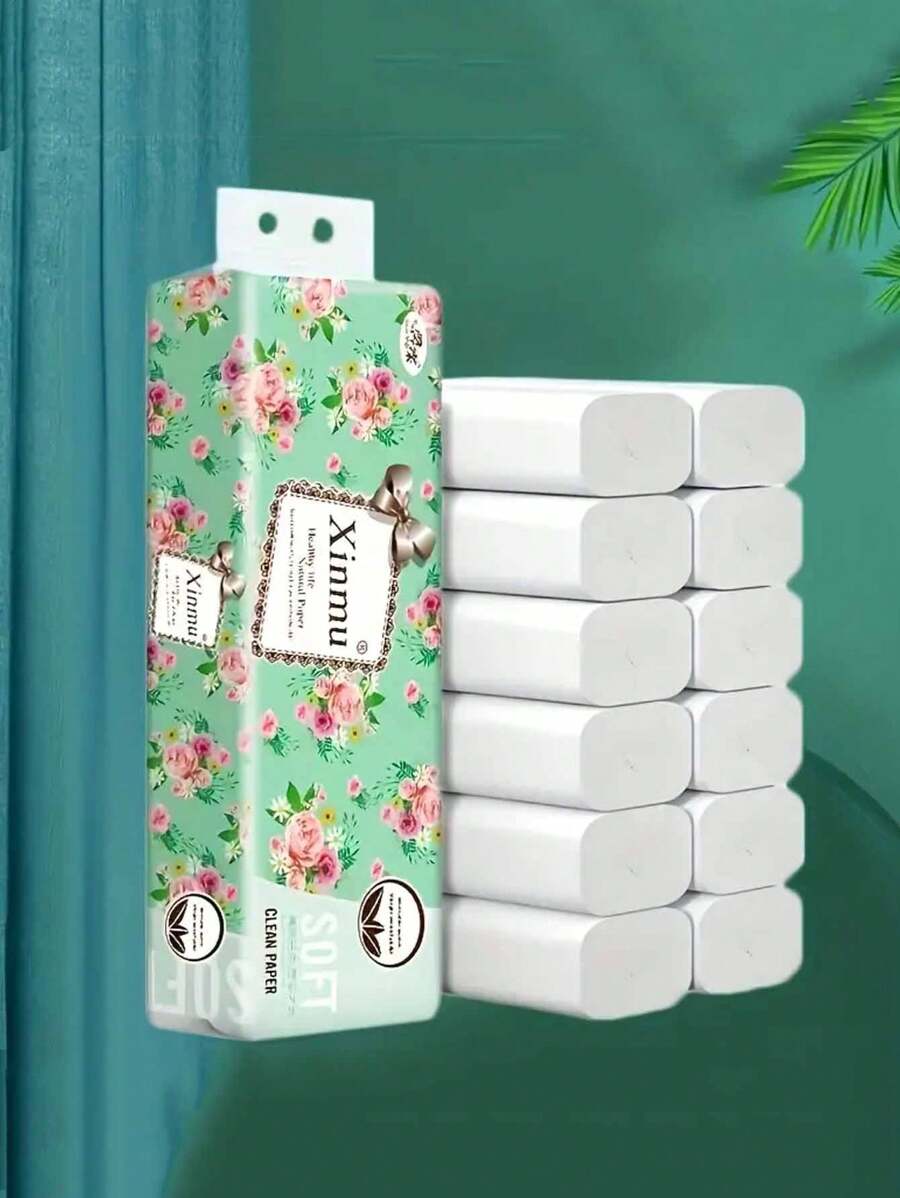 [12 Rolls Discount Package] Toilet Paper Roll, Commercial Tissue ...