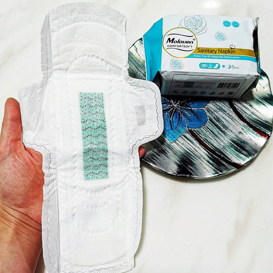 Feminine Sanitary Pads - 50pcs/40pcs/4pcs, Unscented Ultra Thin Wings ...