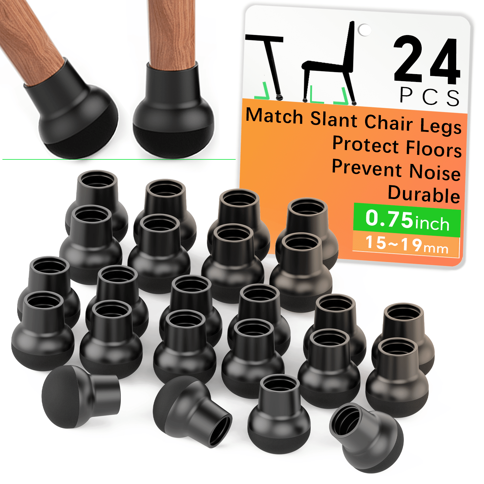 Chair Leg Floor Protectors For Hardwood Floors With Felt Pads Covers To ...