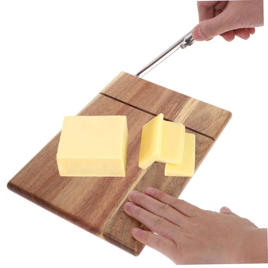 1 Pc Cheese Slice Sandwich Cutters Vegetable Slicer Metal Cutter Wood ...