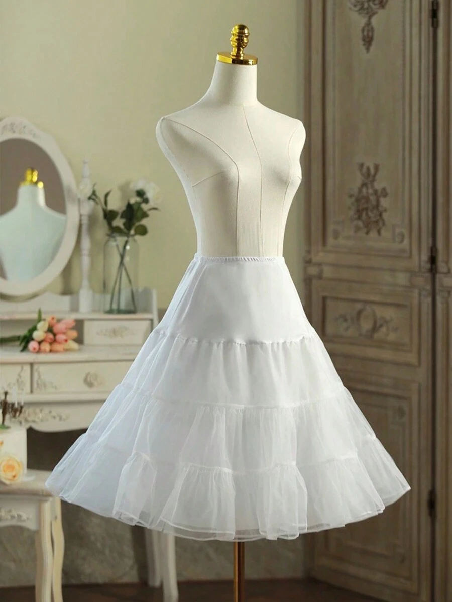 Women's Daily Mid-Length Skirt 65CM Skirt Lolita Daily Lolita Extended ...