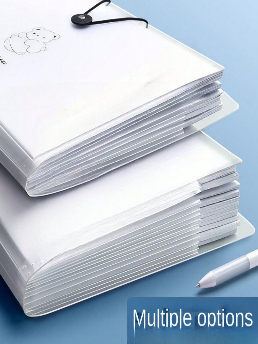 One Piece Of Accordion Bag Storage Bag A4 Student Large Capacity Multi ...