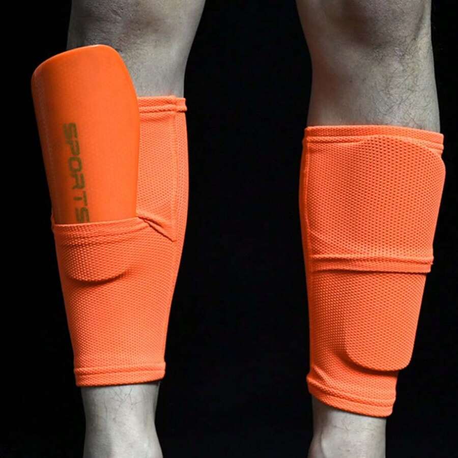Soccer Shin Guard Socks, Upgraded Double-Layer Fixed Stocking & Leg ...