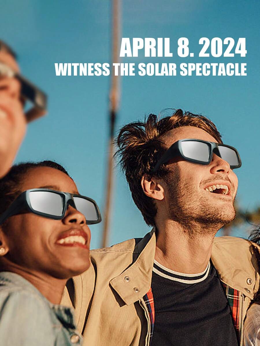 (3 Pack) Solar Eclipse Glasses 2024 CE And ISO Certified Approved Total ...