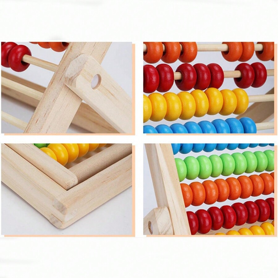 Montessori Math Toys Wooden Abacus Educational Counting Frames Toy ...
