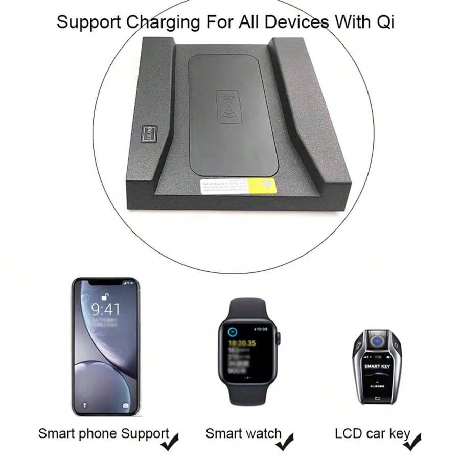 15W Car Wireless Charger For Toyota Corolla Cross 2021 2022 2023 2024 ...