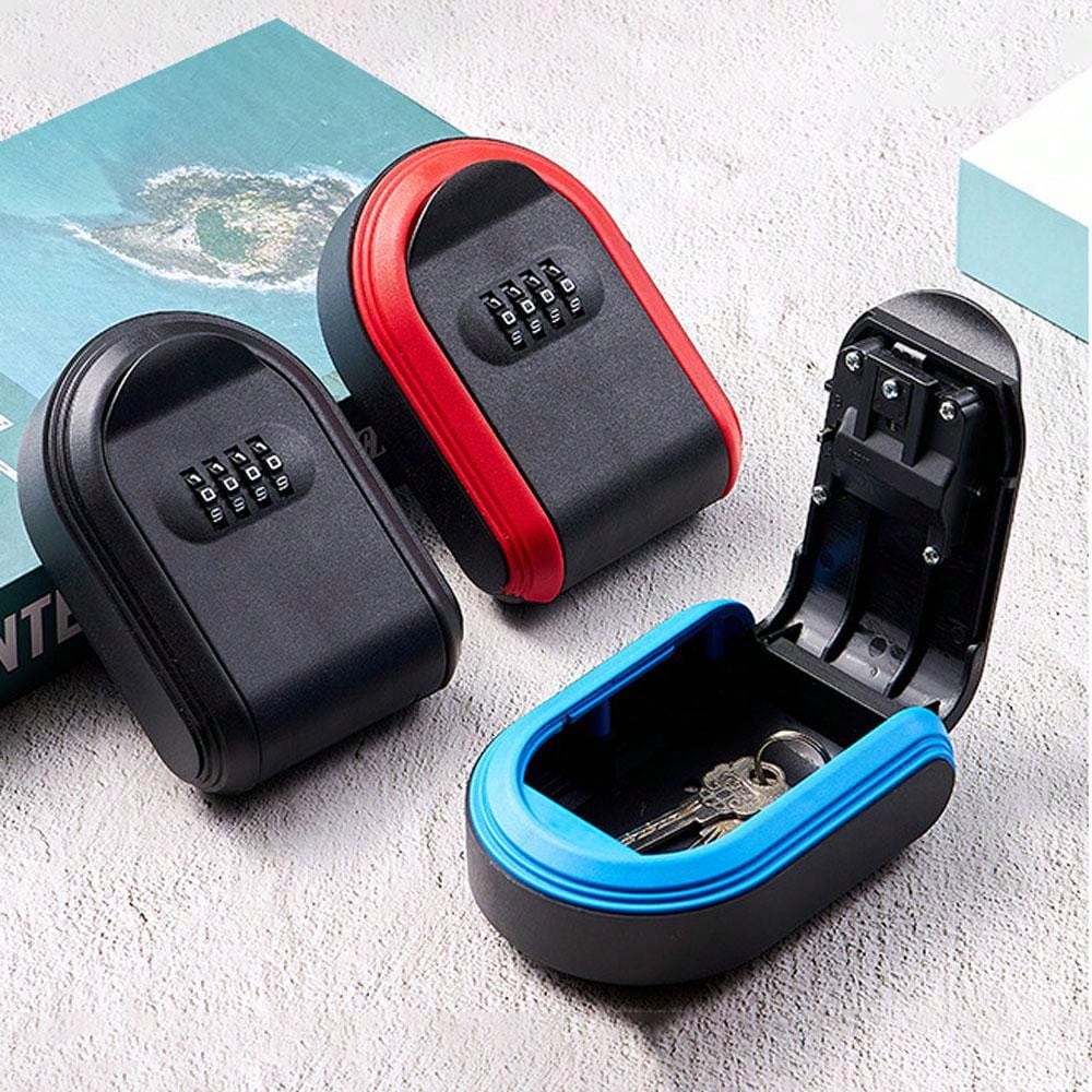 1pc Outdoor Waterproof Key Box With 4-Digit Combination Wall Mounted ...