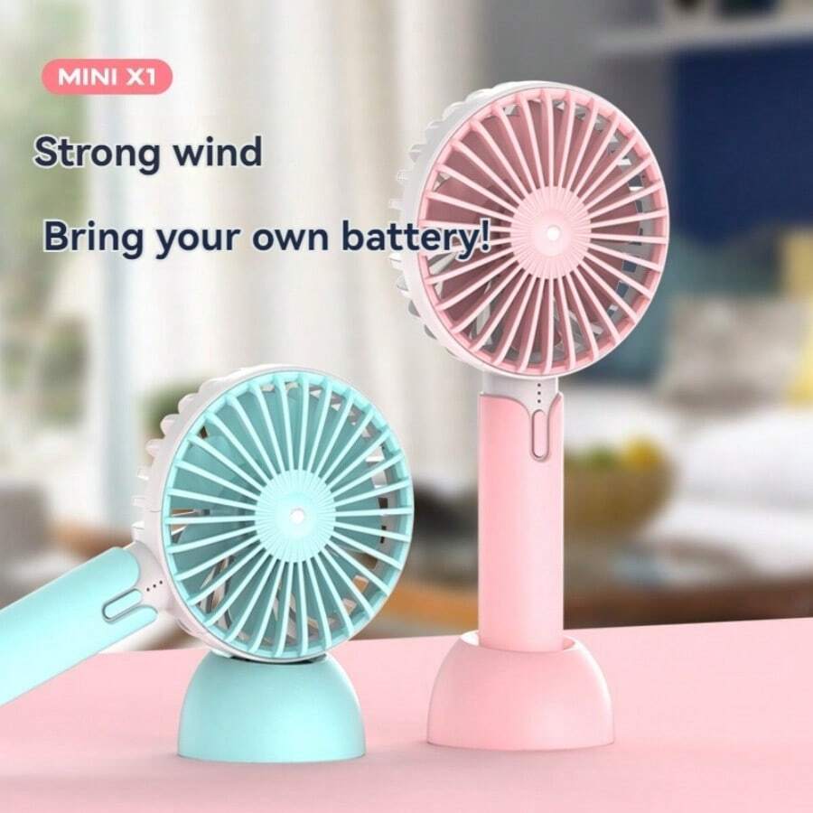 Mini Handheld Personal Portable Fan With 3 Speeds, Adjustable Angle ...