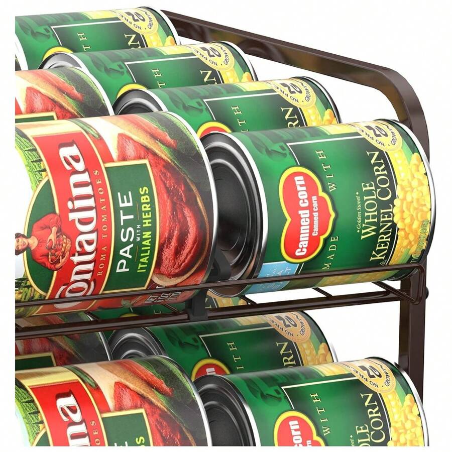 Can Organizer For Pantry Stackable 2 Pack, Can Storage Organizer Rack ...
