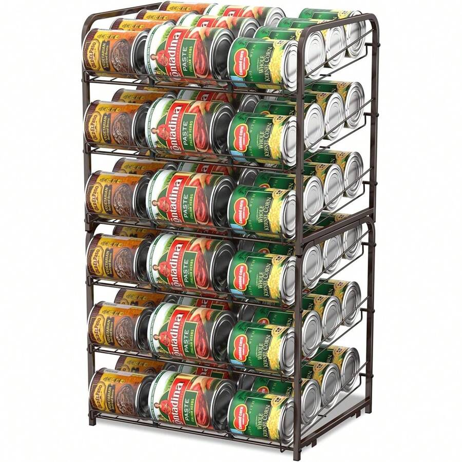 Can Organizer For Pantry Stackable 2 Pack, Can Storage Organizer Rack ...