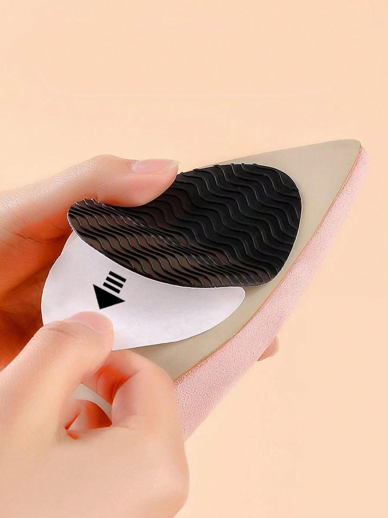 1pair Silicone Shoe Sole Sticker, Slip Resistant, Anti-Wear, Anti-Noise ...