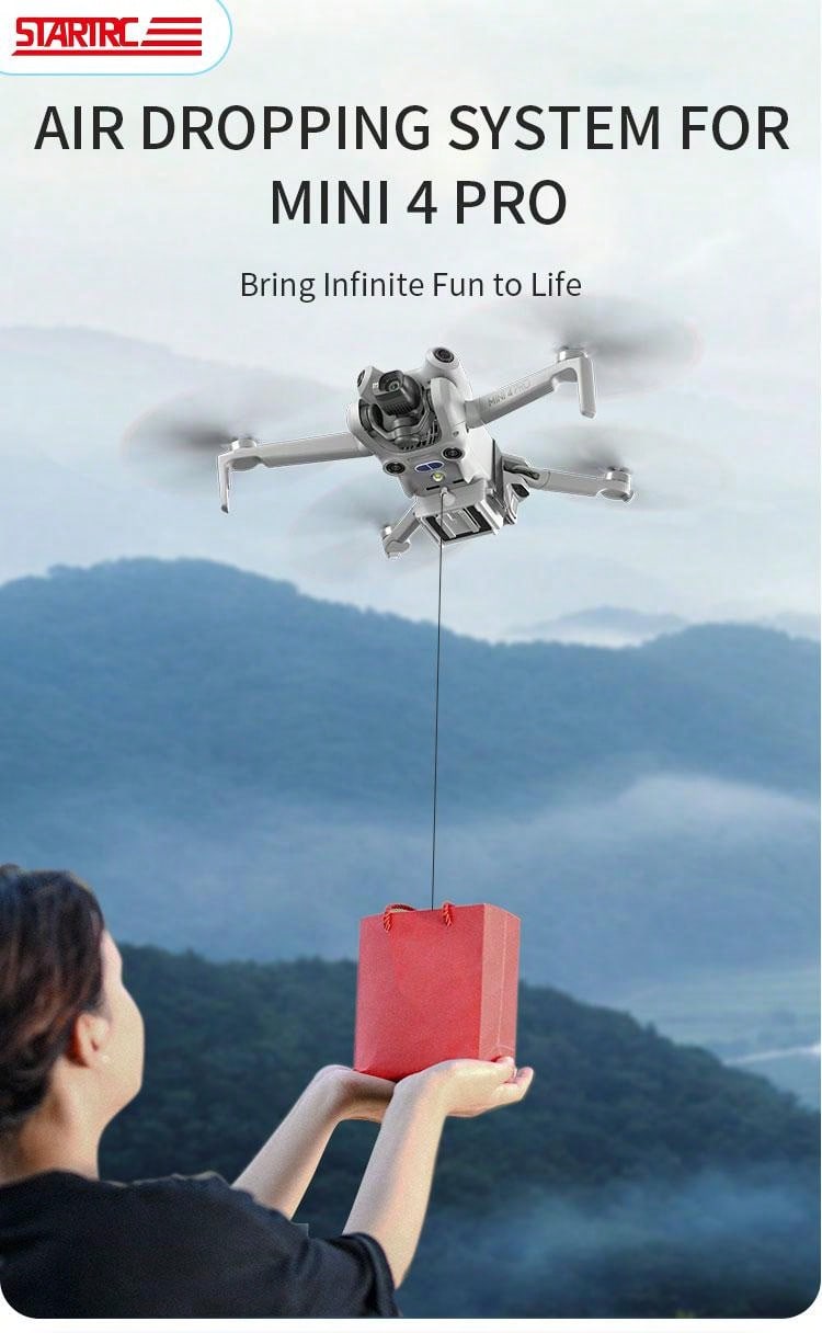Startrc Dji Mavic Mini 2 Pro Dedicated Dropping System, Drone Air Drop Device With Magnetometer ...
