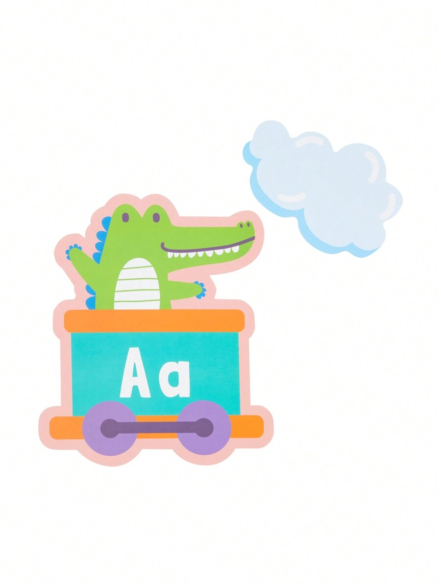 ABC Alphabet Train Bulletin Board Borders For Preschool Kindergarten ...