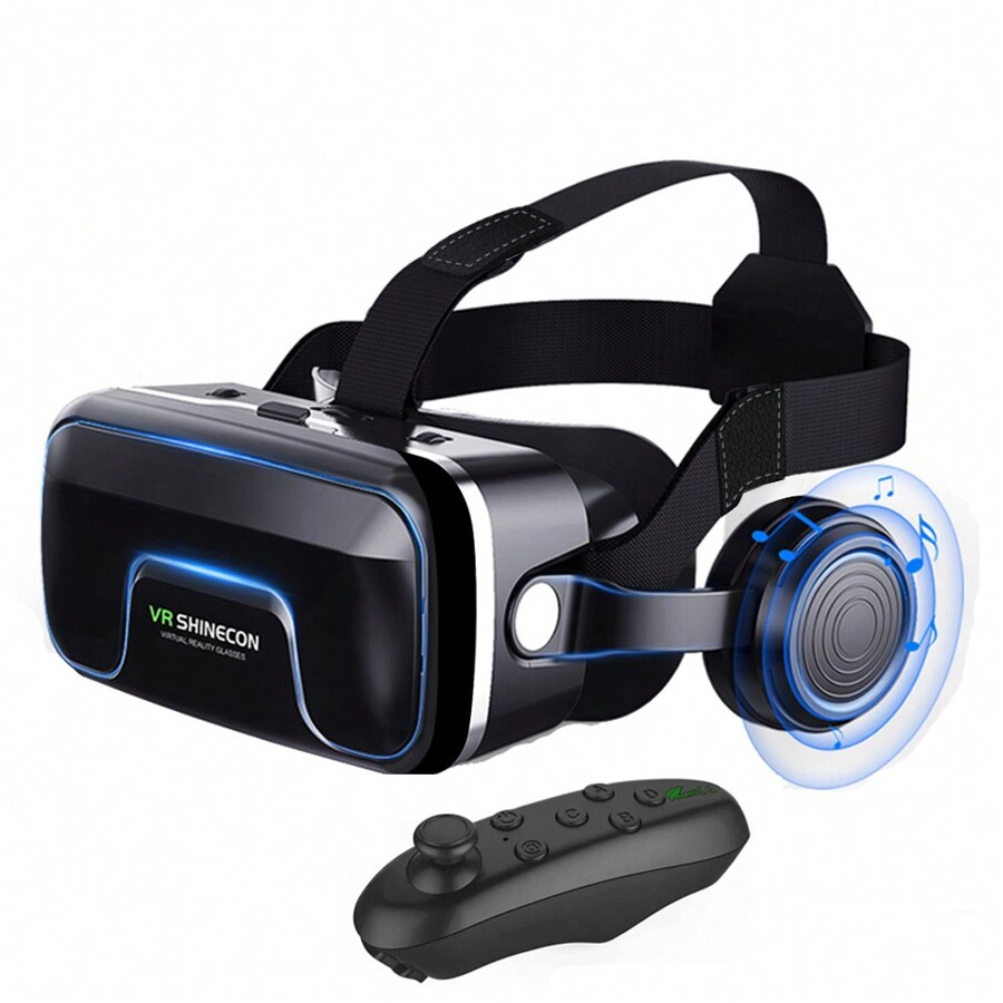 AyeBeau VR Shinecon 10.0 Head-Mounted 3D Virtual Reality Headset With ...