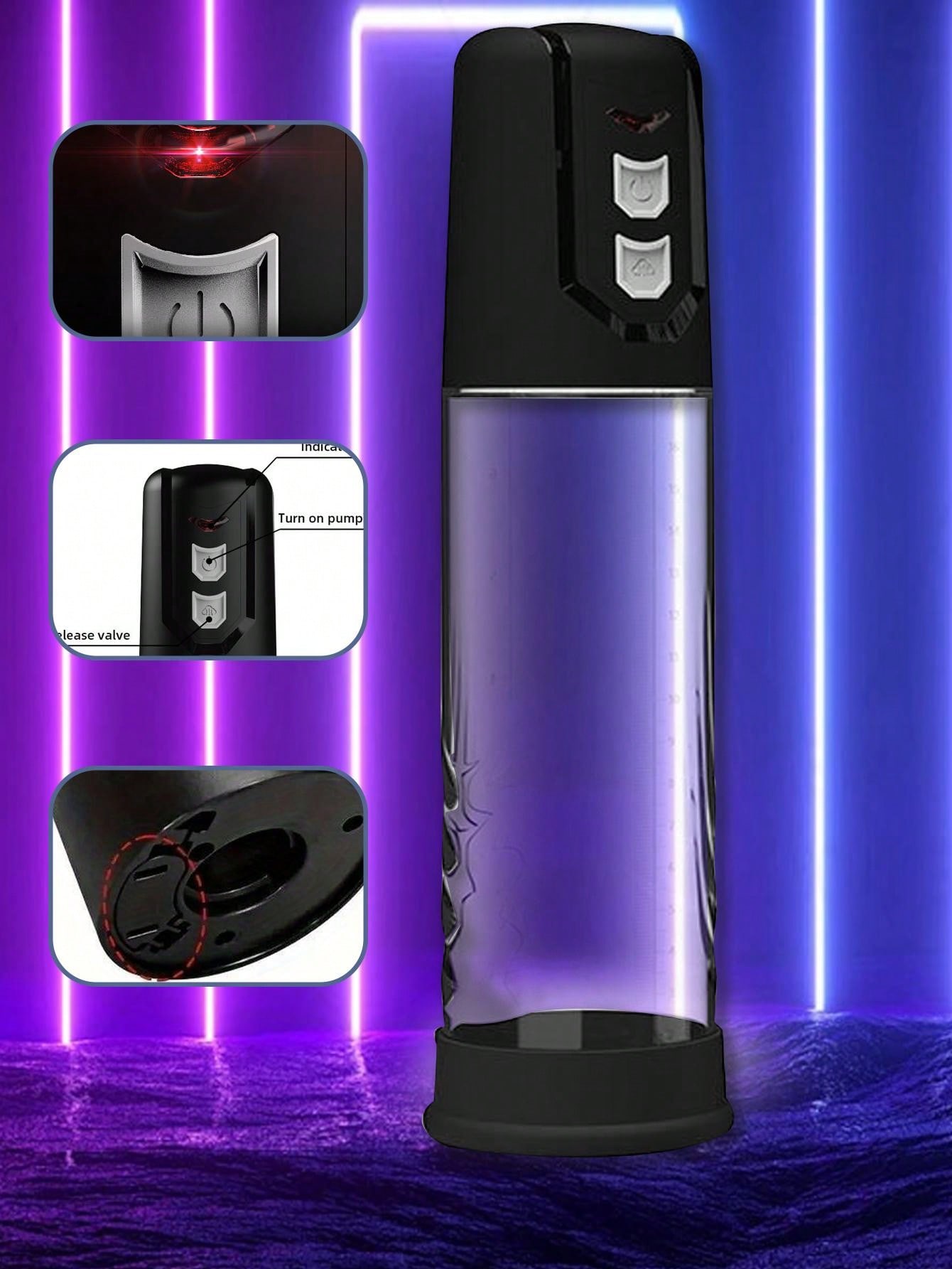 Male Penis Expander, Sex Toy, Electric Penis Pump, Male Masturbator ...