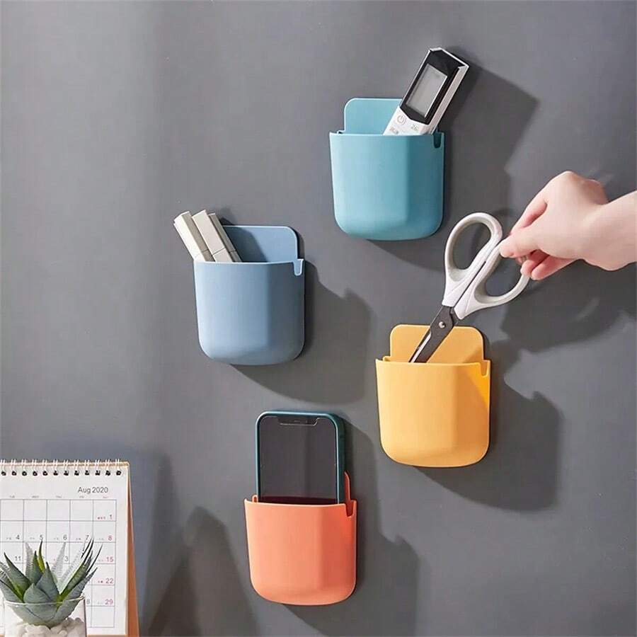 Versatile Wall-Mounted Storage Solution: Plastic Adhesive Box Set With ...
