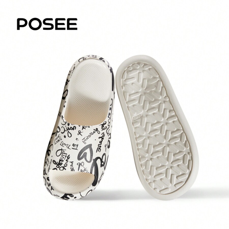 posee POSEE Pillow Graffiti Slides For Women And Men, House Bedroom ...