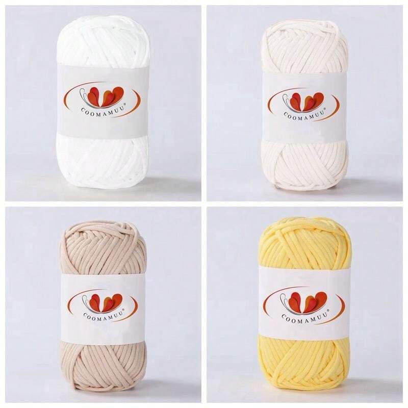 80m/Ball Knitted Yarn Hand-Knitting Chunky Yarn Ball Crochet Diy Fabric ...