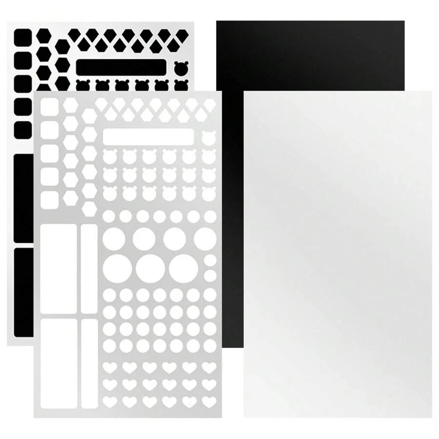 4 Sheets Light Blocking Stickers, LED Covers Blackout Self-Adhesive LED ...