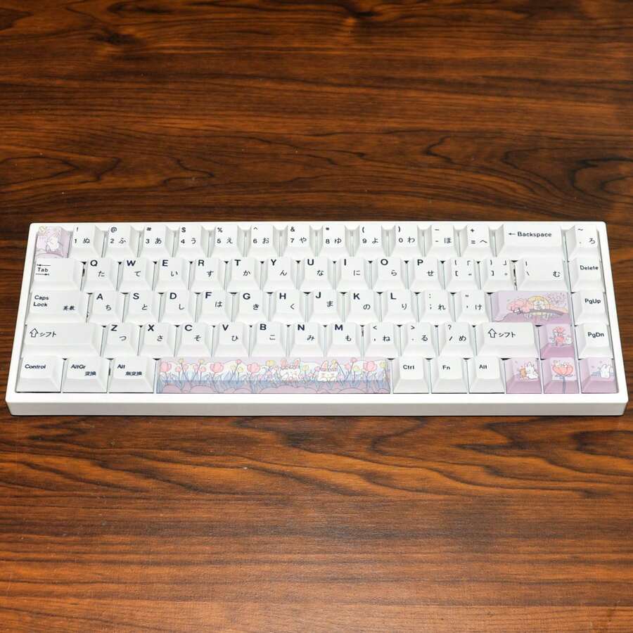 (Only Keycaps) 8 Keys PBT Autumn Bunny Theme Keycaps Cherry Profile ...