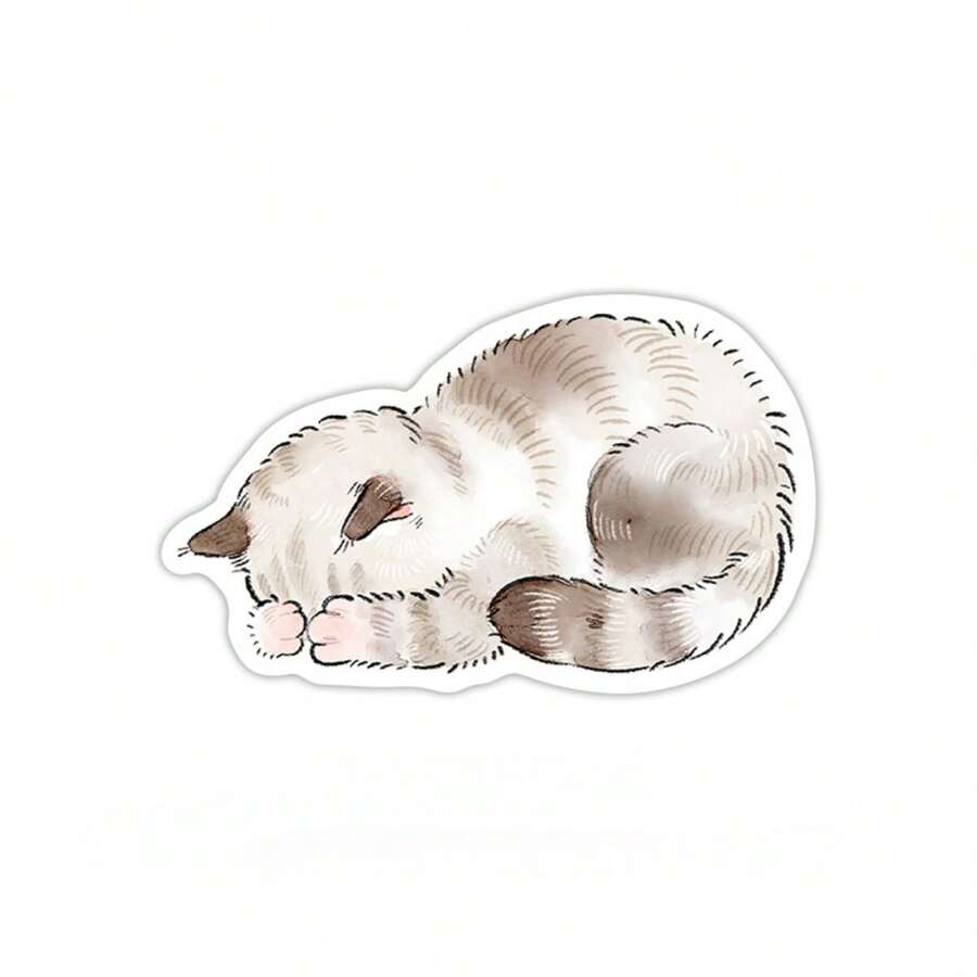 1PC Convenience Notes Cute Record Series Cartoon Animal Cat Shape ...