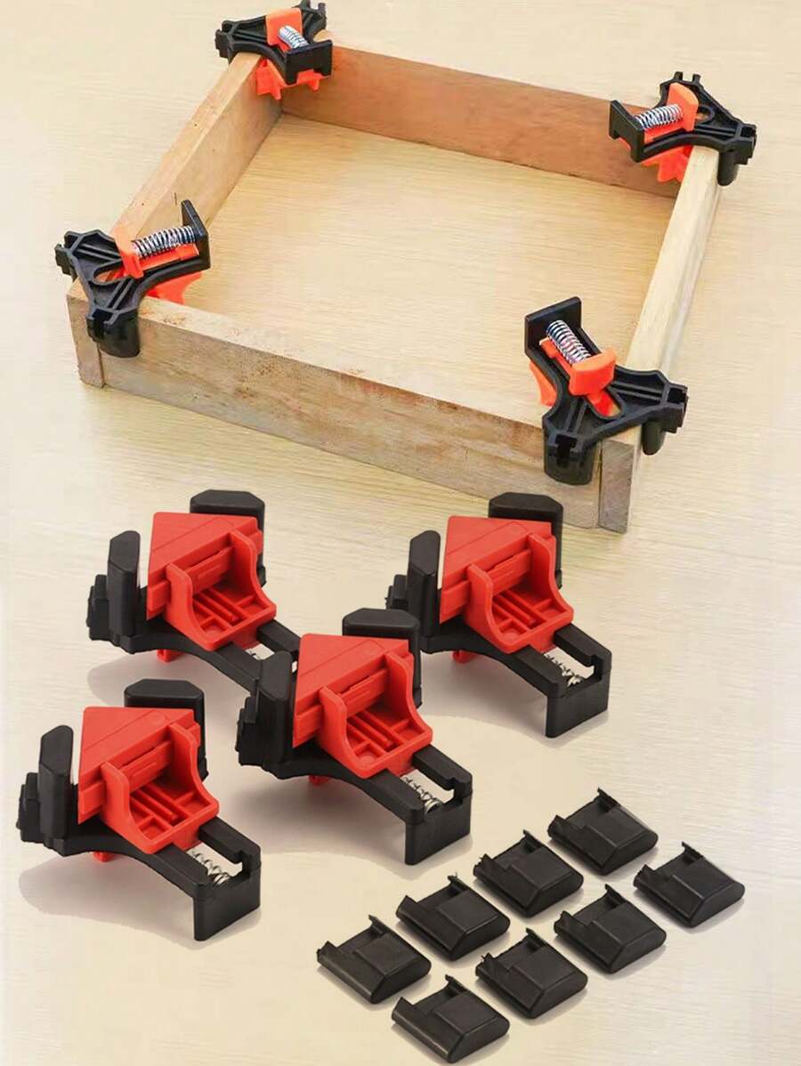8pcs 90 Degree Angle Clamps, Adjustable, Woodworking Corner Clamps ...