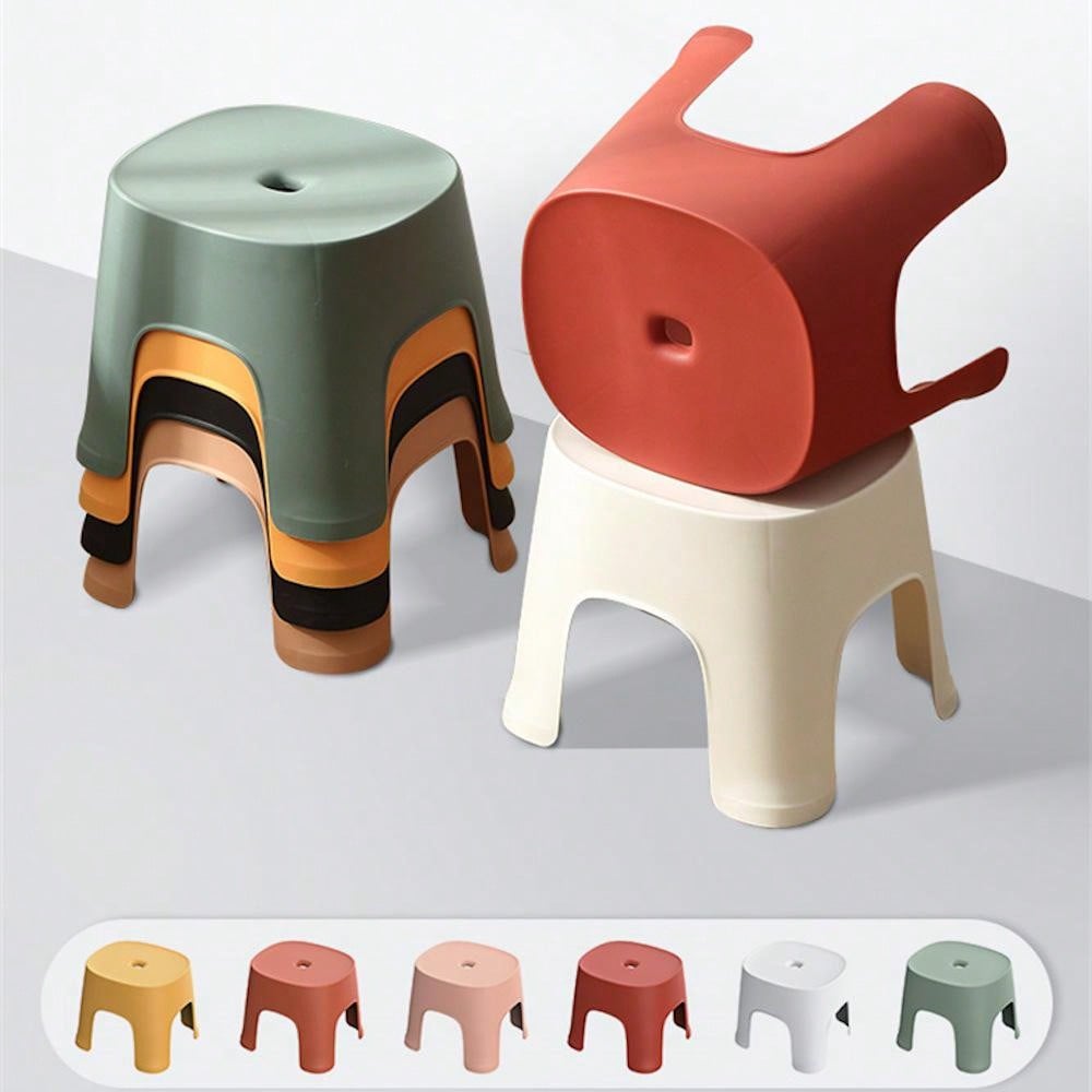 2pcs Thickened Plastic Stools For Bathroom, Stool For Kids To Reach ...
