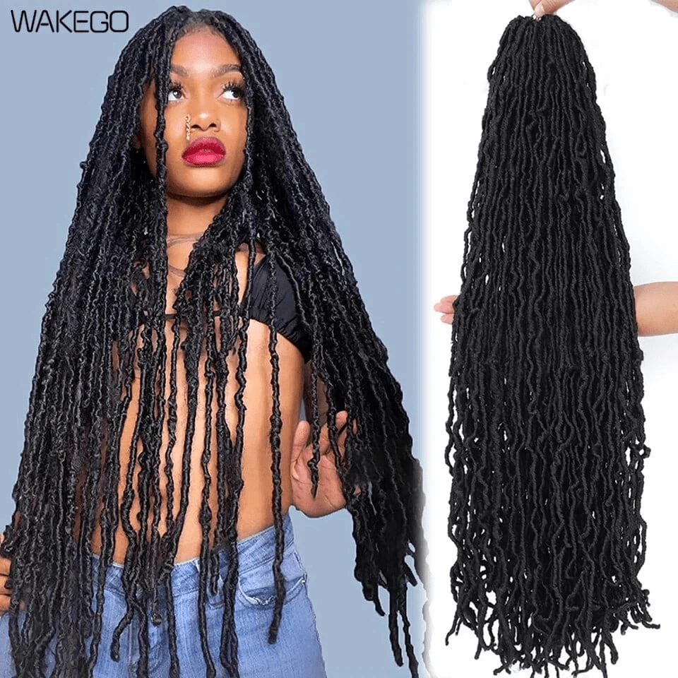 Faux Locs Crochet Hair 36 Inch Soft Locs Crochet Hair Pre Looped 1 ...
