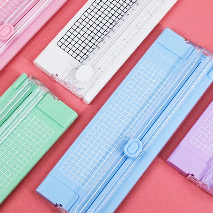 1pc A4 Bi-Directional Cutting Paper Cutter With Pull-Out Ruler, For ...