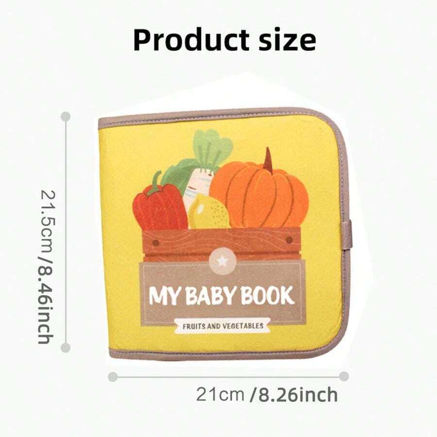Interactive Early Education Book For Infants, Tear-Resistant Soft Book ...