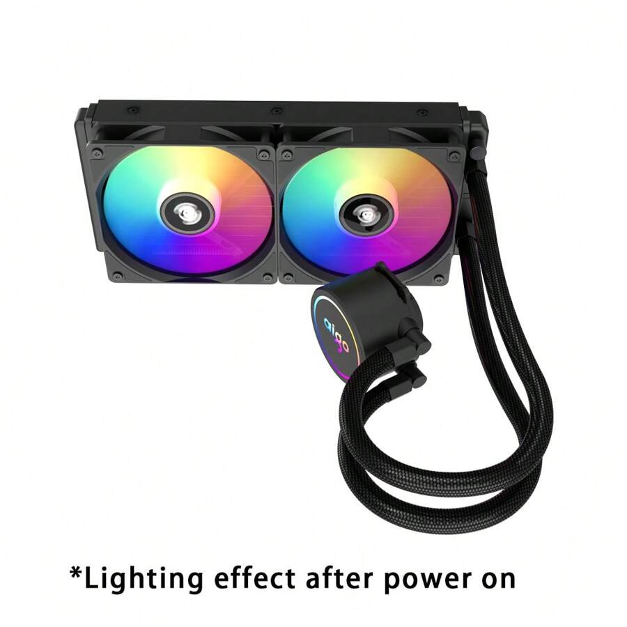 Aigo ACSE240 White Water Cooler CPU Cooling Computer RGB Water Cooling ...
