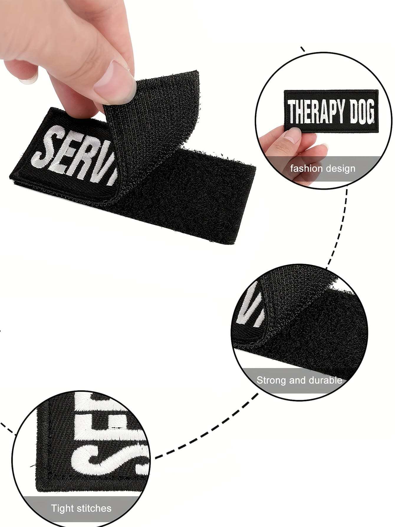 1pc Pet Vest Patch com fechos de - Disponível em seis estilos para ...