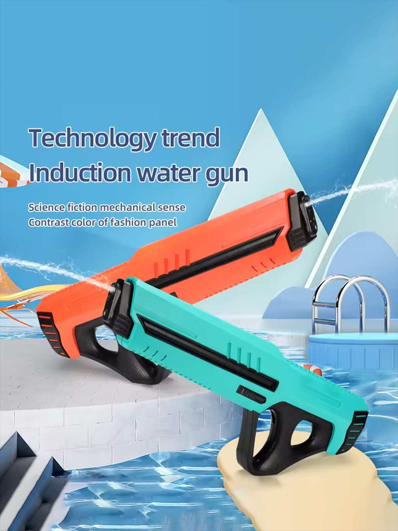 Summer Outdoor New Model, Swimming, Beach, Water Splashing Festival ...