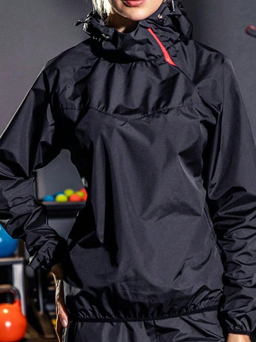 Women's Professional Training Quick Sweat Gym Workout Sauna Suit ...