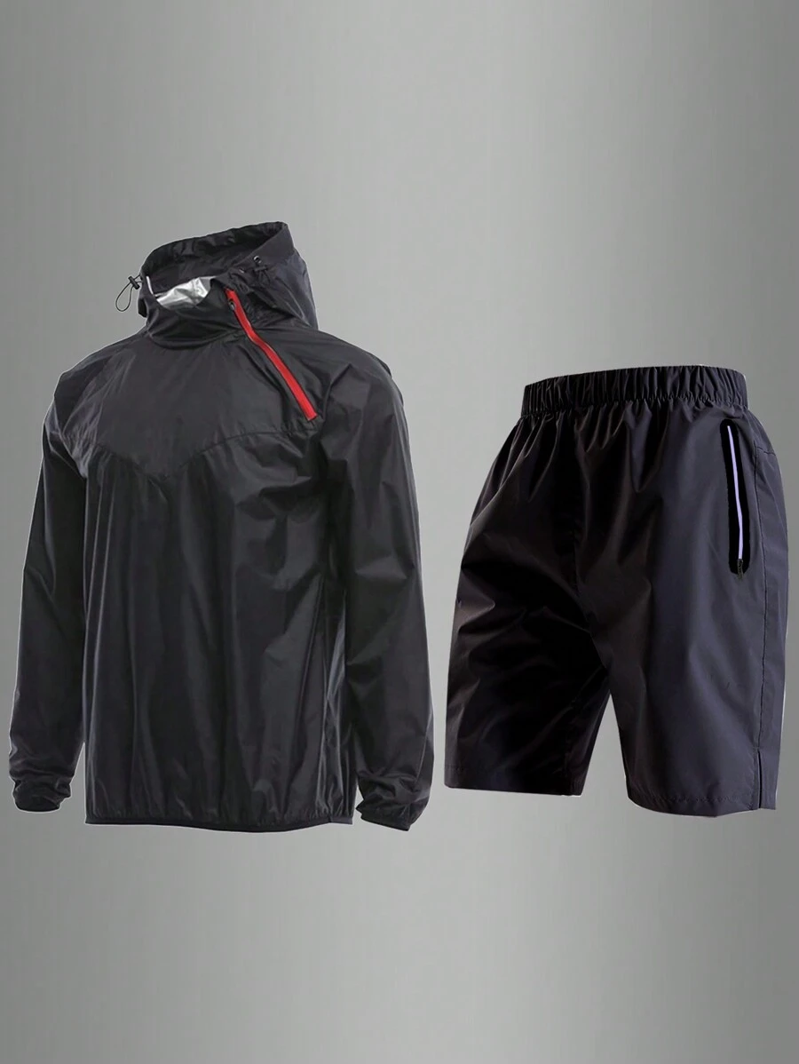 Women's Professional Training Quick Sweat Gym Workout Sauna Suit ...