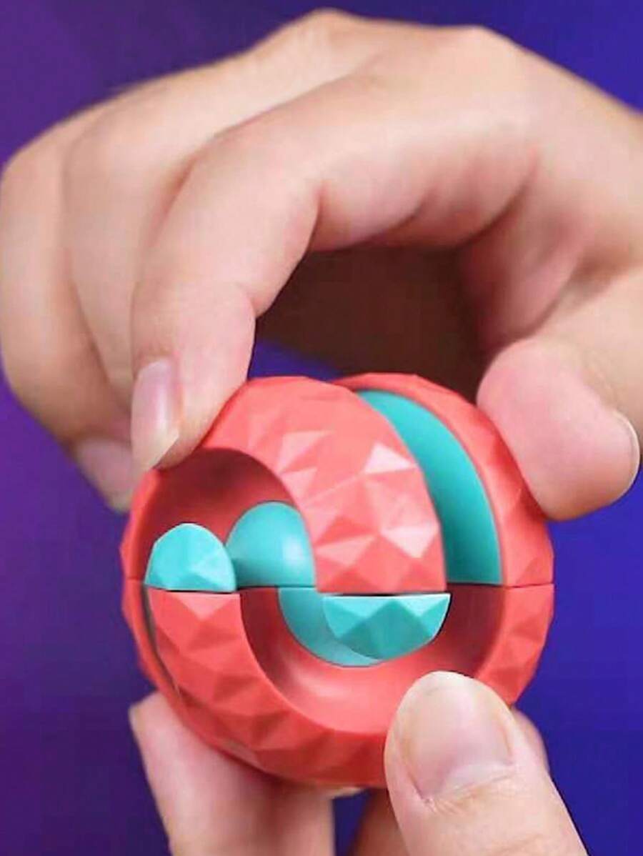 1pc Diamond Pattern Orbiting Gyroscope, Rolling Ball Fingertip ...