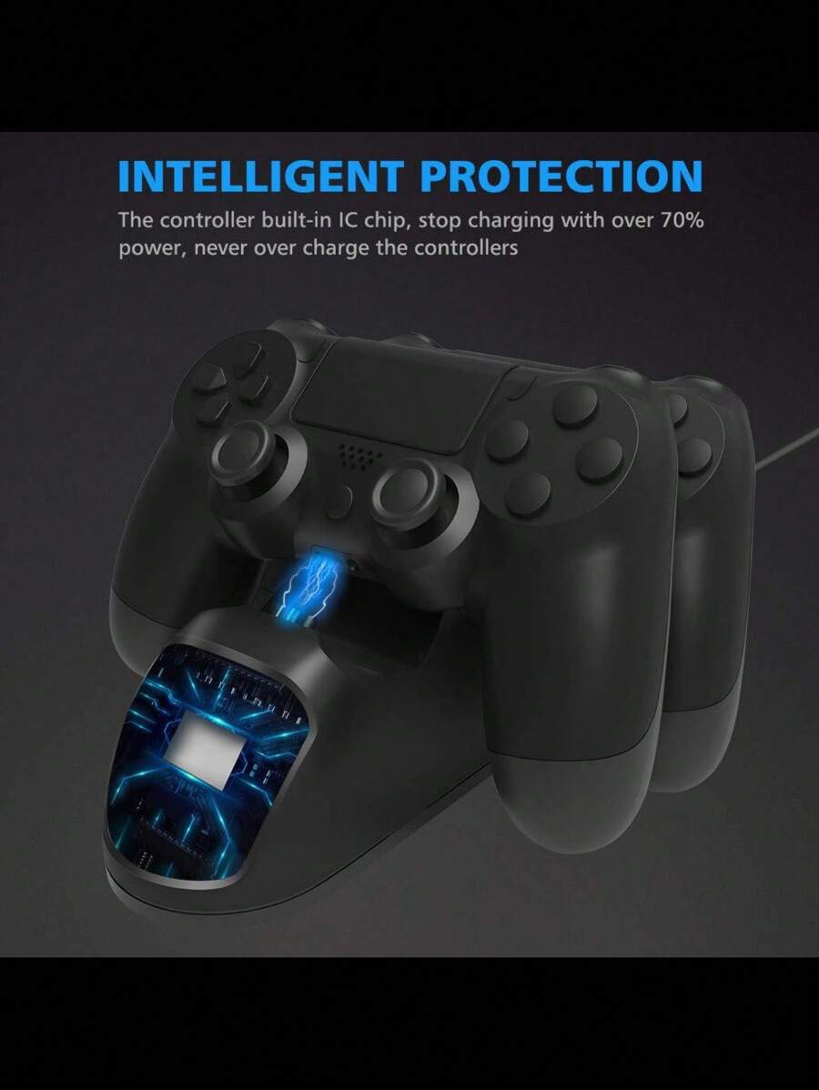 PS4 Controller Charging Station For Dual PS4/PS4 Slim/PS4 PRO ...