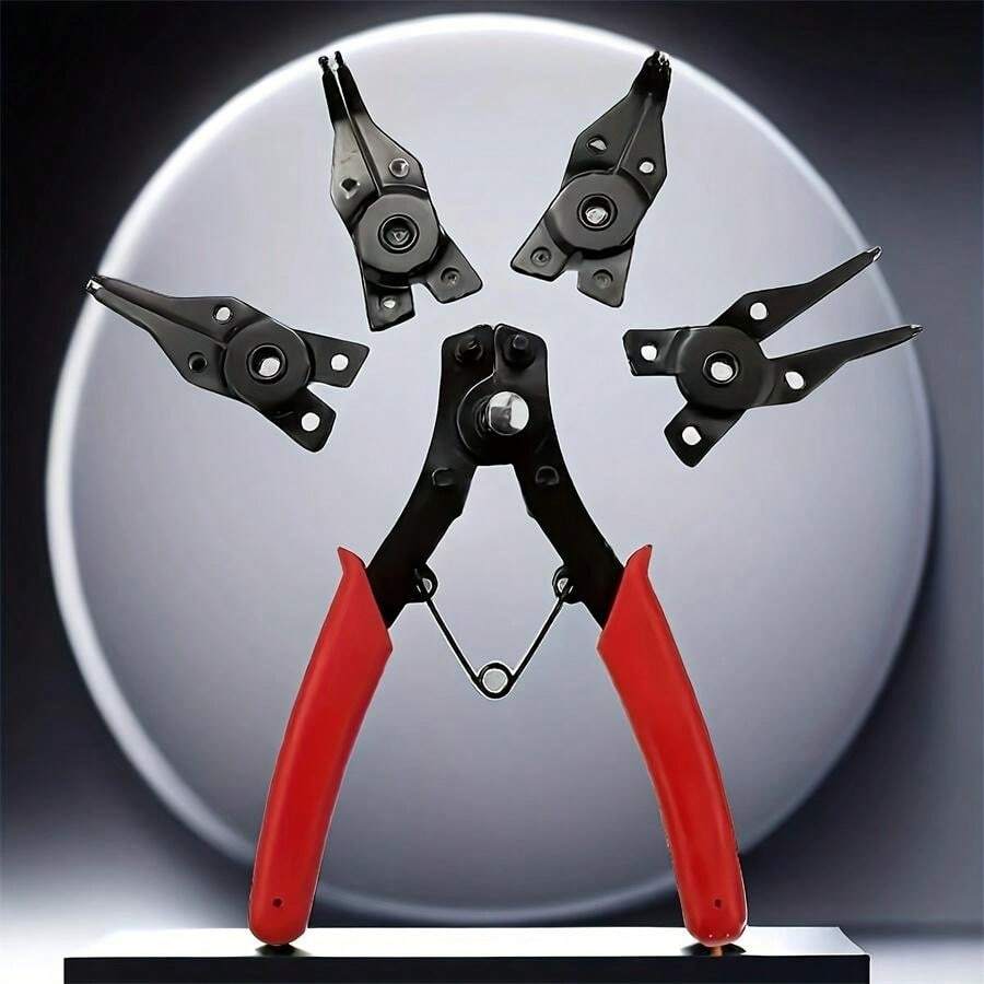 Four-In-One Circlip Pliers Set Circlip Pliers Multi-Crimping Removable ...